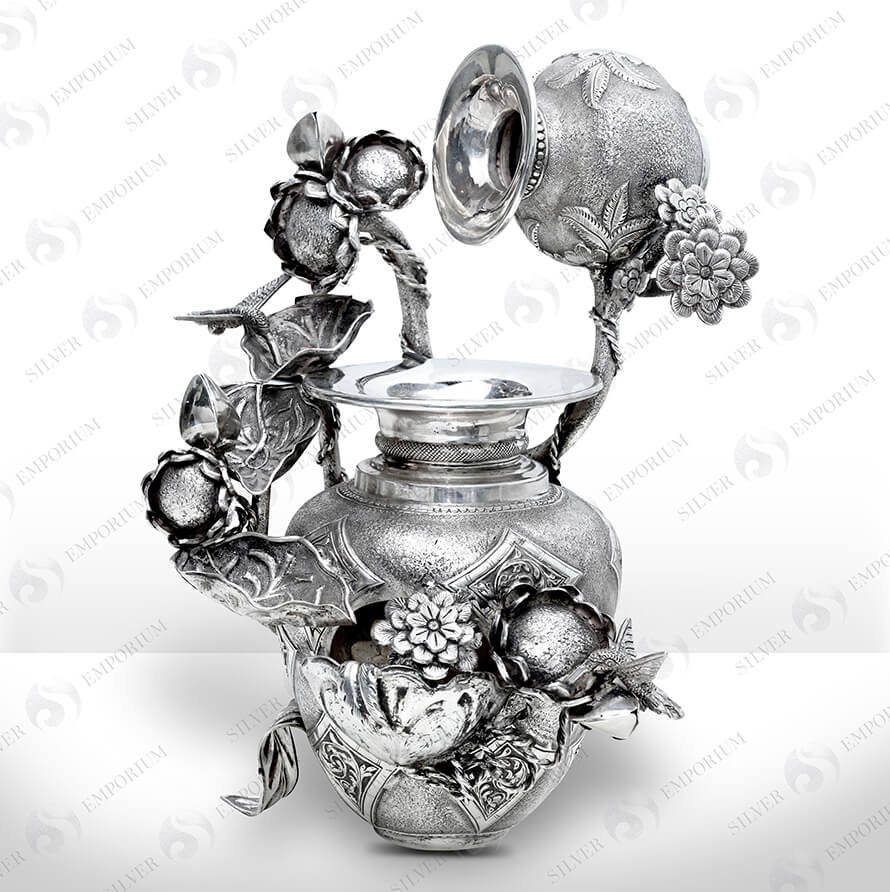 Silver Fountain Lotus – Silver Emporium