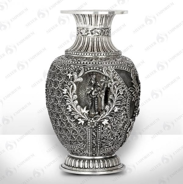 Silver Mahabharata Showpiece – Silver Emporium