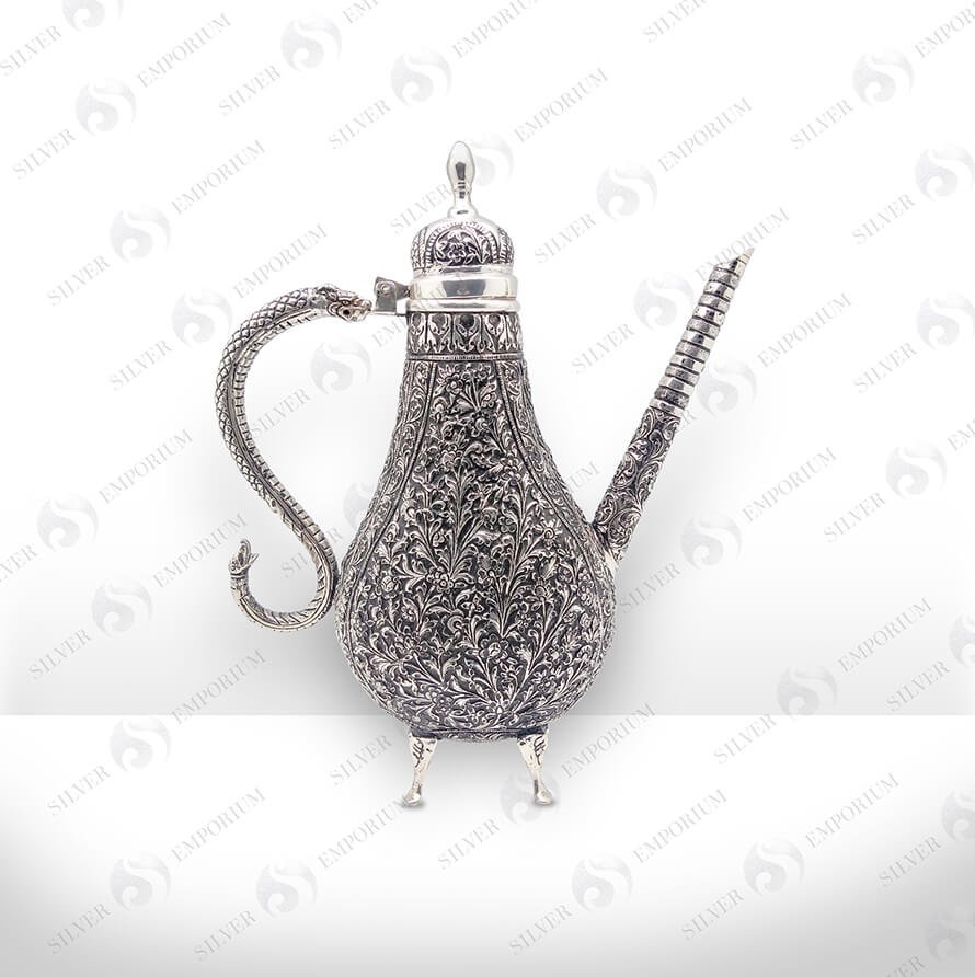 Silver Arabian Art Surahi – Silver Emporium