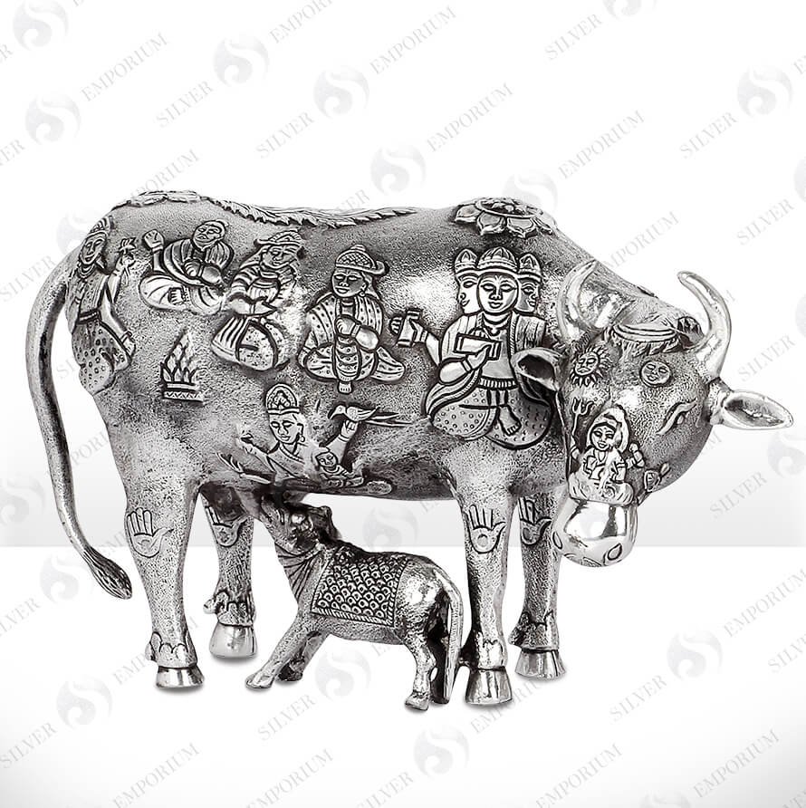Silver Indian Cow – Silver Emporium