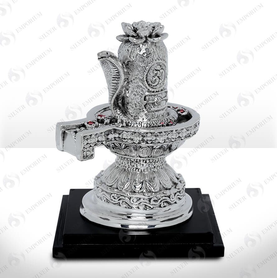 Pure Silver Shivling – Silver Emporium