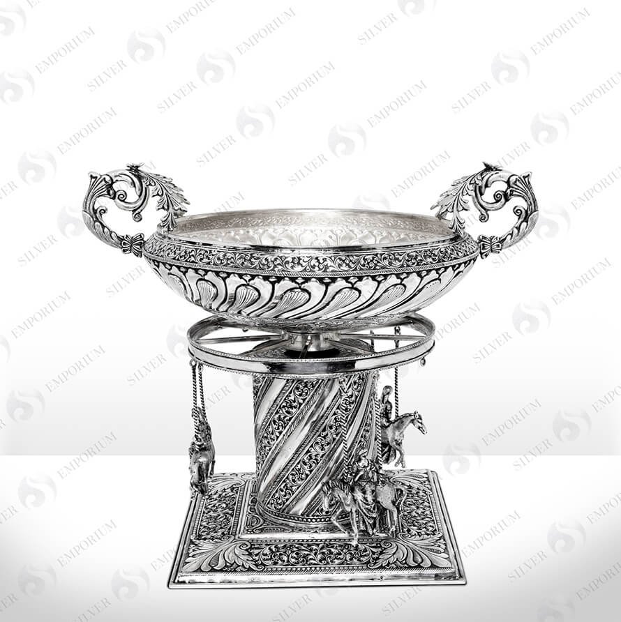 Silver Carousel Bowl – Silver Emporium